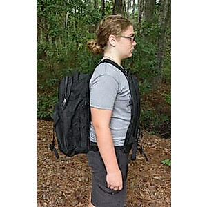 US Survival Solutions Bulletproof Backpack - Durable College & School Backpack | Waterproof Travel Backpack | Gift for Men, Women, Boys, Girls & Students, Black
