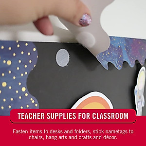 VELCRO Brand Dots with Adhesive | 250pk, White | Small 1/2 Inch Circles | Sticky Back Round Dots for Secure Mounting in Office, School or Home (VEL-30867-AMS)