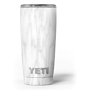 Design Skinz Slate Marble Surface V61 - Skin Decal Vinyl Wrap Kit Compatible with The Yeti Rambler Cooler Tumbler Cups