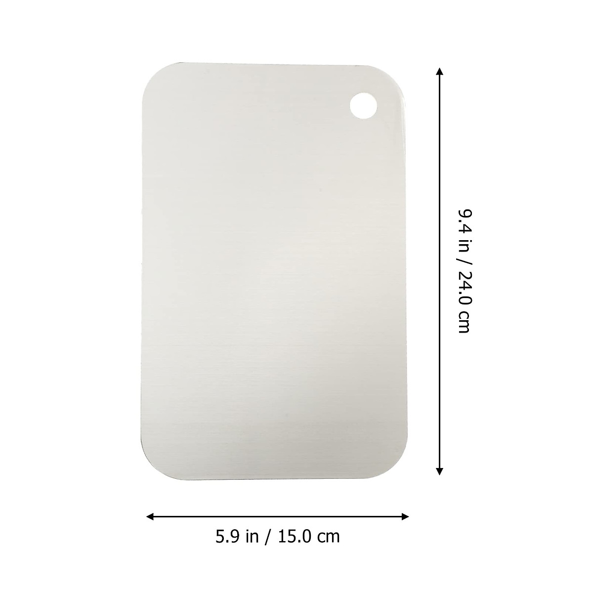 UPKOCH Chopping Tray Stainless Steel Stainless Steel Cutting Stainless Steel chopping board choppinng block stainless steel board Board for Baby Heavy Duty Chopping Board