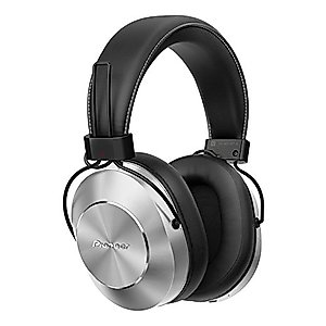 PIONEER Bluetooth and High-Resolution Over Ear Wireless Headphone, Silver (SE-MS7BT-S)