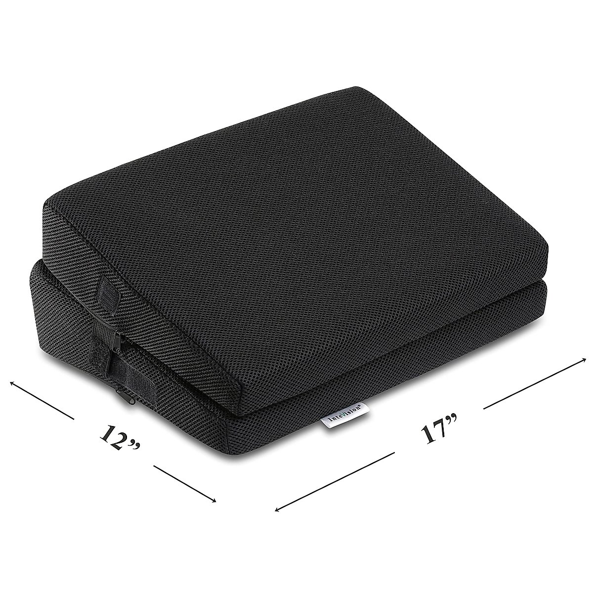 InteVision 4-in-1 Footrest for Added Height - Premium Foam Foot Cushion Works Great for Under Desk or bar - Will not Slide on Any Surface