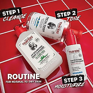 THAYERS Soak It Up 80HR Liquid Moisturizer, Face Moisturizer with Hyaluronic Acid and Snow Mushroom, Dermatologist Tested Skin Care for Normal to Dry Skin, 2.5 Oz