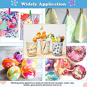 MFJL Marbling Paint Crafts Kit for Kids - Arts and Crafts for Girls & Boys - Ideas Art Kits for Kids Age 3-5 4-8 8-12 (Paint on Water)