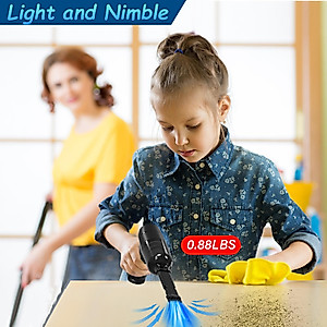 Goweto 3-in-1 Keyboard Vacuum Cleaner - Compressed Air Duster- Mini Vacuum- Computer Vacuum Cleaner- Canned Air Spray