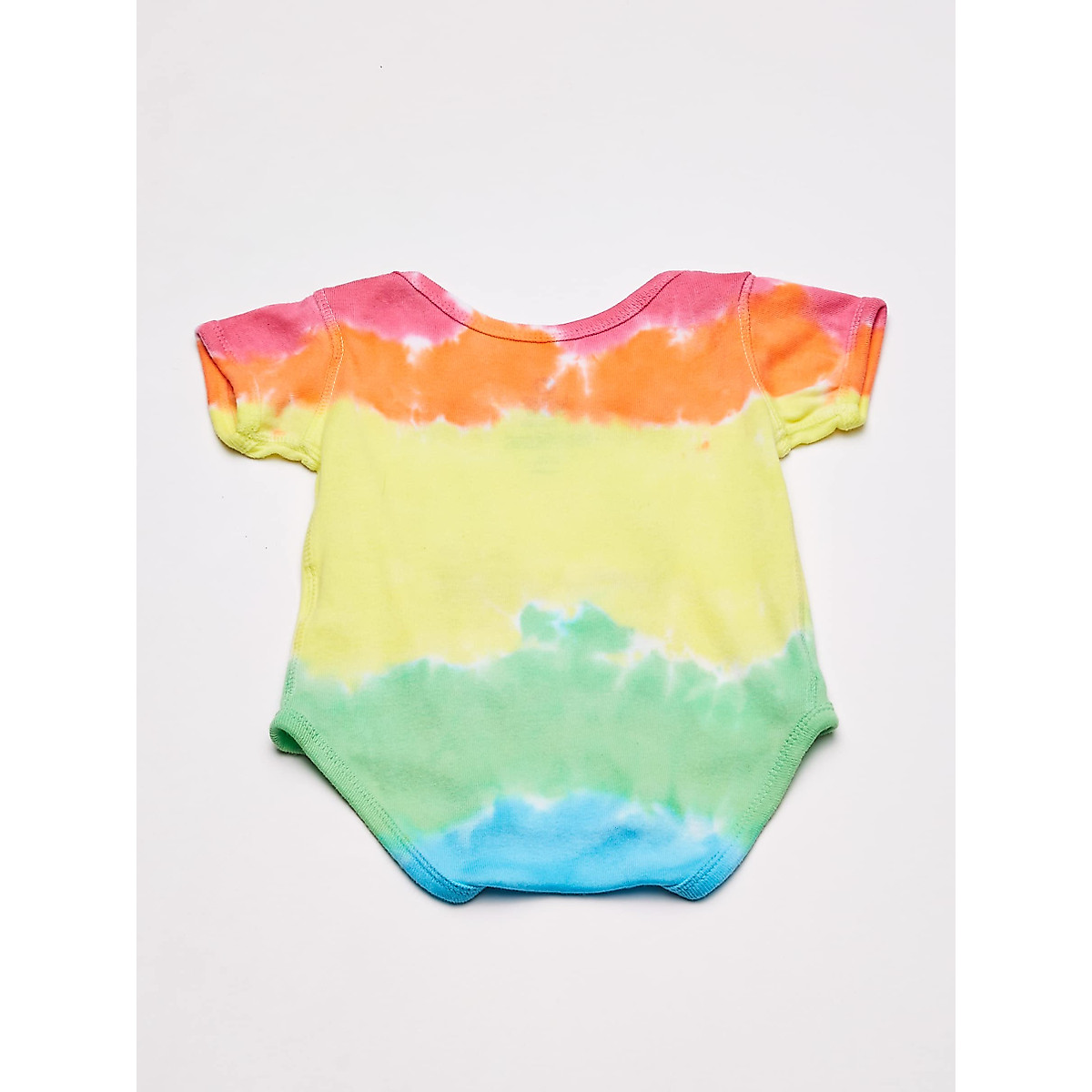 Liquid Blue unisex baby Woodstock Banded Short Sleeve Onesie T Shirt, Tie/Dye, 0-6 Months US