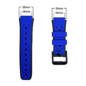 UFonding TBidder Universal Convex Watchband with 20mm Link Steel Bar Width Fit for Kids 4G Smart Watch (Pink)