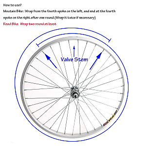 Thinvik Tubeless Bike Wheel Rim Tape,Bicycle Rim Strip Tape Width 21/23/25/27/29/31 mm x Length10m Roll Anti Puncture Tubeless Vacuum Tire Pad Tape for MTB Mountain&Road Bike Wheel Carbon set-25mm