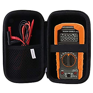 waiyu Hard Carrying Case for Klein Tools MM400 Multimeter,Digital Electrical Tester
