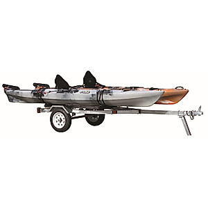 Ruff-Sport Trailer - Galvanized Finish for Kayak, Bicycle, and SUP
