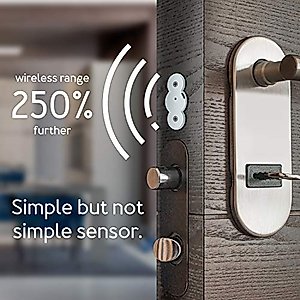Zwave Door Sensor Aeotec Recessed Door Sensor 7, Z-Wave Plus Enabled Smart Door Sensor Battery Powered, SmartStart S2, Zwave Hub Required SmartThings Fibaro Home Centre 3 Hubitat
