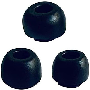 BLLQ in-Ear Tip Adapter Mount Memory Foam Ear Tips Compatible with Plantronics Voyager 5200 / Voyager Legend /Pro , Reducing Noise Earbuds Foam Ear Tips, 3 Piece S/M/L, Foam Black