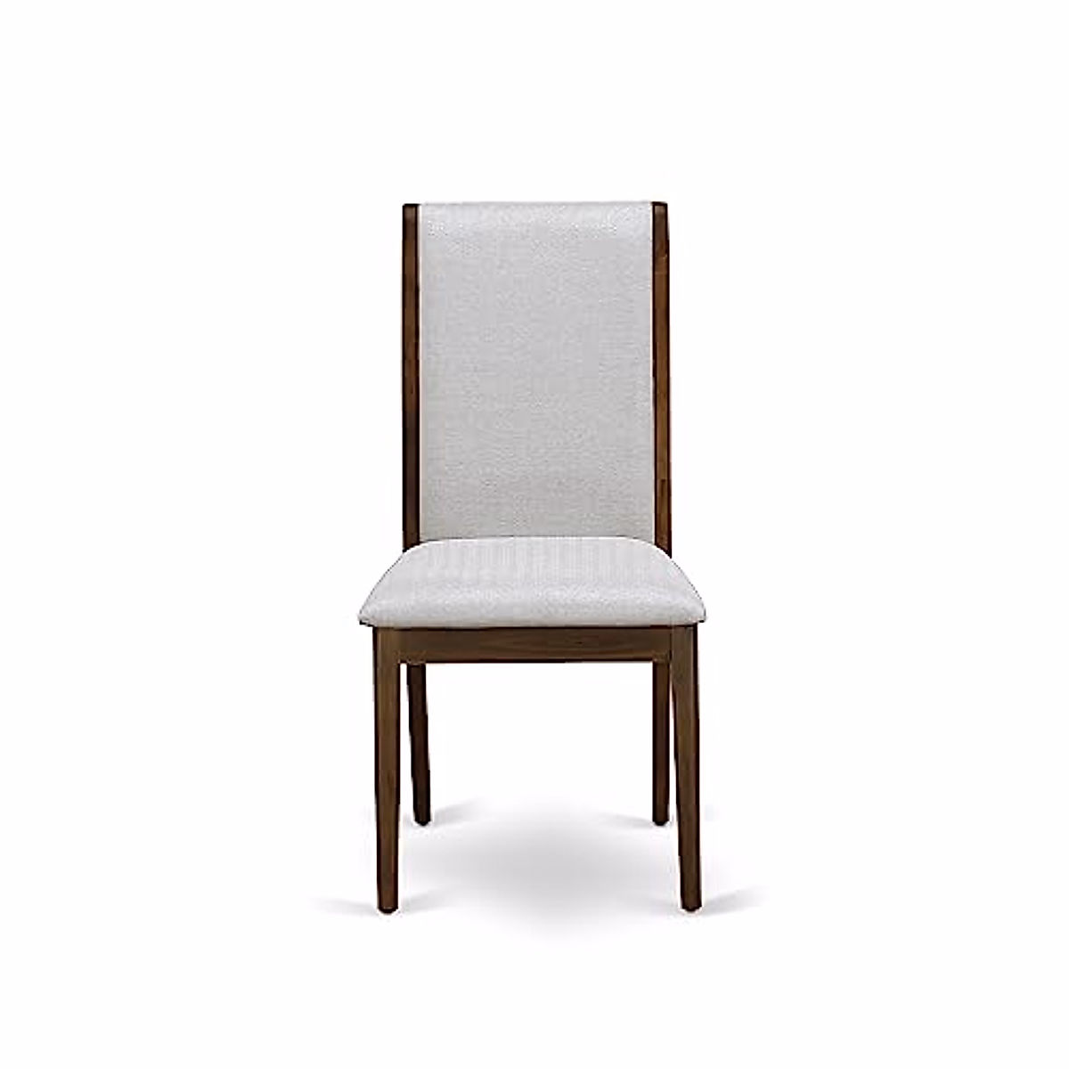 East West Furniture DLLA3-AWA-05 3 Piece Dining Room Table Set Includes a Round Wooden Table with Dropleaf and 2 Upholstered Chairs, 42x42 Inch, Antique Walnut