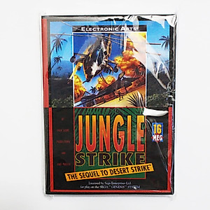 Samrad Jungle Strike The Sequel To Desert Strike Game Cartridge 16 Bit MD Game Card With Retail Box For Sega Mega Drive For Genesis