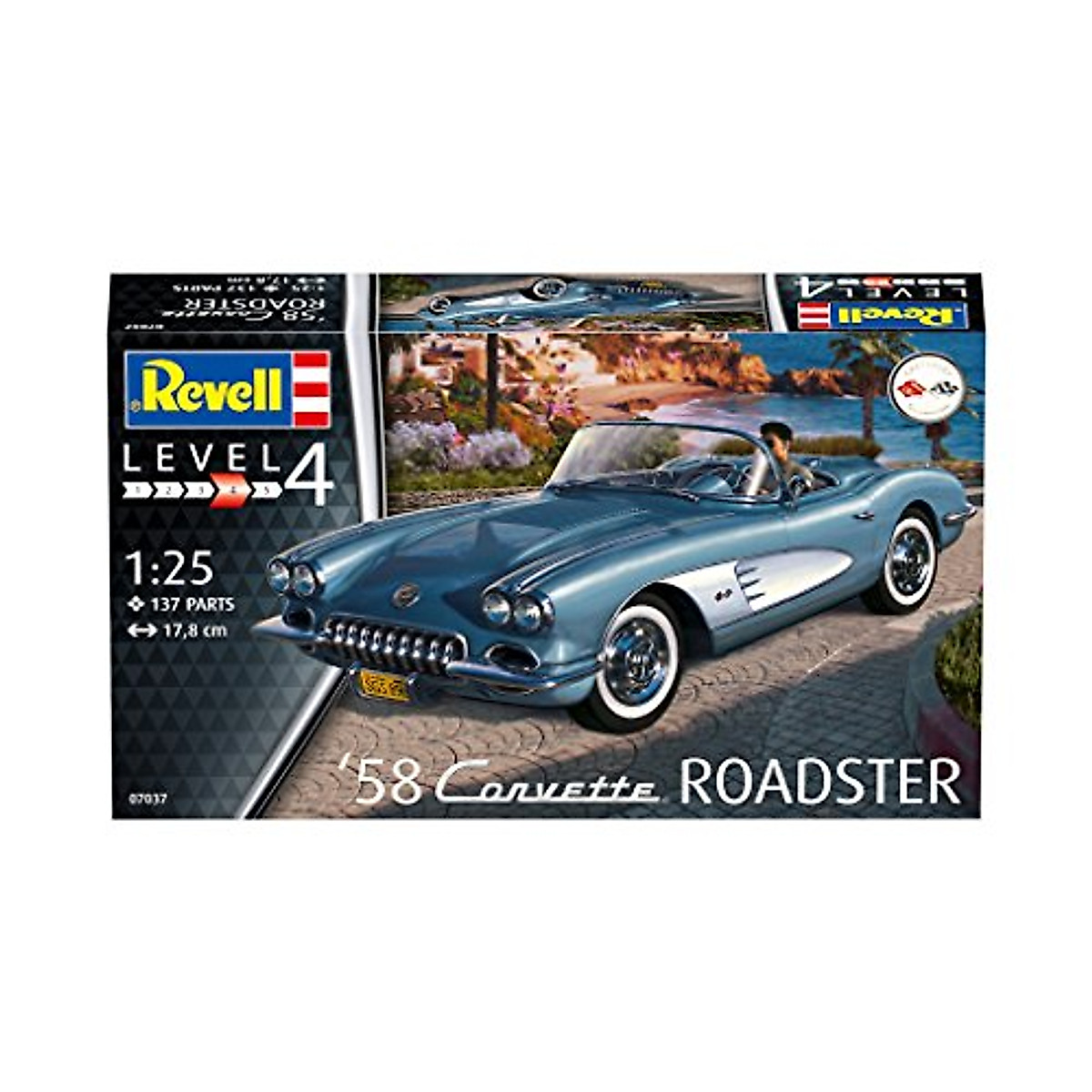 Revell Germany 07037 58 Corvette Roadster Model Kit Model Building Kit