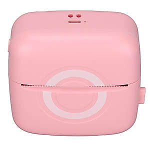 Sanpyl Mini Printer, 200DPI Resolution Inkless Thermal Printer, Ergonomic Lightweight Portable Printer for Home Office Travel Gift(Pink)