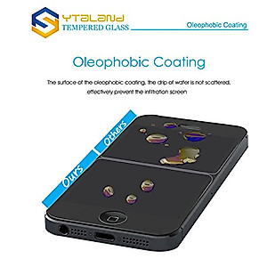 Ytaland Case for T-Mobile REVVLRY+ Plus, Soft TPU Case Shockproof Back Cover with Tempered Glass Screen Protector and Glass Protector for Camera (Navy)