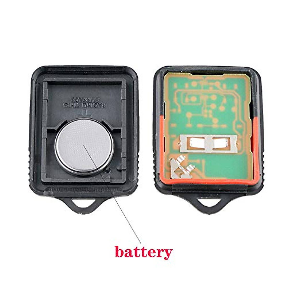 TAIME Keyless Entry Car Key Fob Replacement for Ford, Lincoln, Mercury, Mazda F150 F250 F350 Escape Expedition Explorer Ranger Set of 2