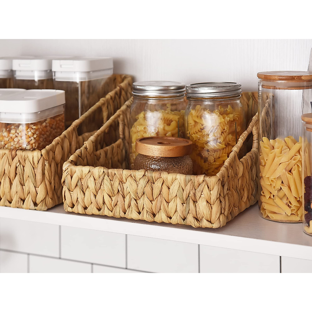 StorageWorks Wicker Baskets for Storage