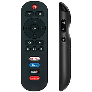 Replacement Remote fit for TCL Roku TV 55R615 75S535 32S325 75R615 75S423 49S425 65R615 32S327 75S533 65S533 65S423 65S421 55S535 65S535 43S425 55S421 55S423 40S321 40S325 65S531 75S531 55S425 43S421