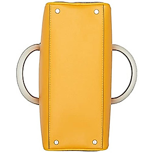 Calvin Klein Nolan Zip Around Satchel, Mango/Almond/Taupe