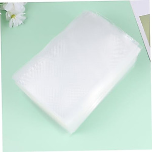 LABRIMP 100pcs Vacuum Sealer Bags Fridge Food Bag Fresh Keeping Bags Triturador De Grocery Storage Bags Clear Packaging Bags Clear Packing Bags Leak Proof Travel Containers