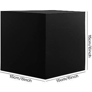 15 Pcs Red Gift Box, 6 x 6 x 6" Gift Boxes with Lids for Presents, Recycled Kraft Paper Cardboard Boxes Favor Boxes Bridesmaid Proposal Boxes for Party, Wedding, Birthday, Crafting, Cupcake (Red)