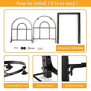SUNDSGT Two-tier Pot and Pan Organizer for Cabinet,Adjustable Pot Organizer,Holds Heavy Pots and Cookware for Kitchen Counter and Cabinet
