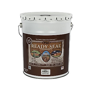 Ready Seal 500 Clear, 5-Gallon Exterior Wood Stain and Sealer, 5 Gallon