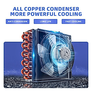 JINSONG 72" Refrigerator Sandwich & Salad Prep Table, Stainless Steel Refrigerated Food Prep Station, 20 cu. ft with Cutting Board and 18 Pans for Restaurants, Bar, Shops, etc