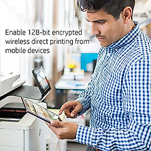 HP Color LaserJet Enterprise Flow MFP M577z | Streamline complicated workflows | Fast scan speeds | Built-in OCR software (B5L48A)