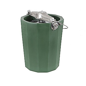 PREMIUM Large 8 qt. - Immergood Ice Cream Maker - Stainless Steel - Hand Crank