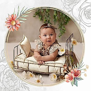 KHC-KHF Newborn Photography Mattress Props Baby Photograph Pillow Photography Accessories Baby Photoshoot Props Bed Mattress Photography Bed Mat