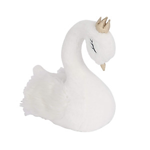 Lambs & Ivy Signature Swan Princess Plush White Stuffed Animal Toy - Princess