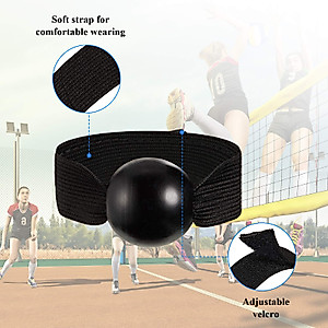 Skylety 4 Pieces Volleyball Training Technique Setting Aid Volleyball Equipment for Teaching Proper Hand Placement and Preventing Excessive Hand Contact (4 Straps and knobs)