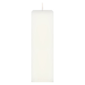 Mega Candles 1 pc Unscented White Square Pillar Candle, Hand Poured Premium Wax Candles 2 Inch x 6 Inch, Home Décor, Wedding Receptions, Baby Showers, Birthdays, Celebrations, Party Favors & More