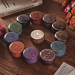 12 Pack Constellation Scented Candles, 30oz 240H Burning Long Lasting Bulk Candles Gifts for Women, Soy Candles for Home Scented, Unique Aromatherapy Set Ideal Gifts Housewarming for Friends