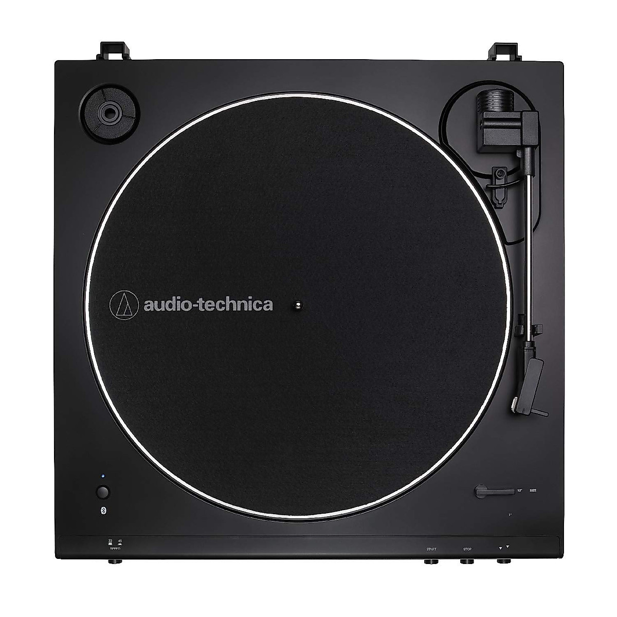 Audio-Technica AT-LP60XBT Bluetooth Fully Automatic Stereo Turntable (Red) Bundle with Vinyl Record Cleaner Kit (2 Items)