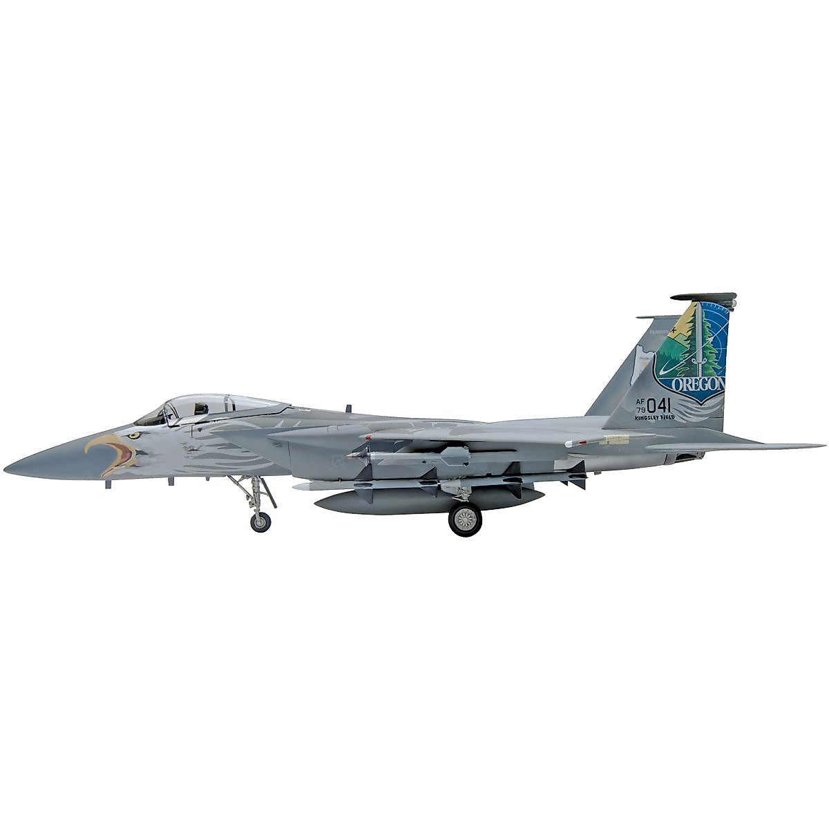 Revell F-15C Eagle Plastic Model Kit, Grey