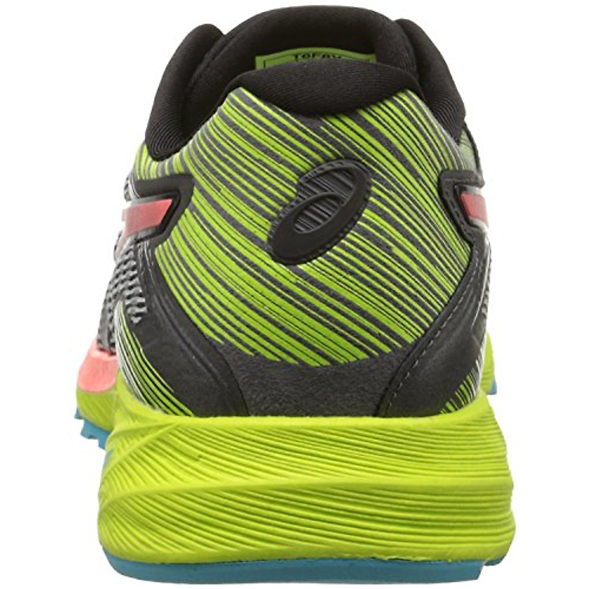 ASICS Women's Dynaflyte Running Shoe, Mid Grey/Flash Coral/Safety Yellow, 7.5 M US