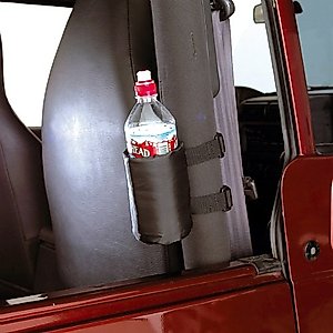 Rugged Ridge 12101.51 Sport Bar Drink Holder, Pair; 55-18 Jeep CJ/Wrangler YJ/TJ/JK