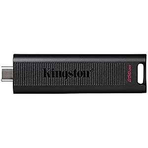 Kingston DataTraveler Max 256GB USB-C Flash Drive with USB 3.2 Gen 2 Performance, Black