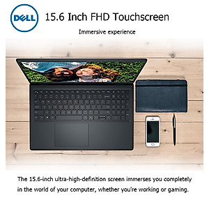 Dell Inspiron 3520 15.6 Inch FHD Touchscreen Business Laptop, Intel Core i7-1255U, 64GB RAM, 2TB SSD, Windows 11 Pro, WIFI, USB - C, HDMI, Black