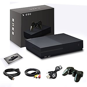 BAORUITENG Retro Game Console, HD Video Game Consoole 843 Classic Games 4K HDMI TV Output with 2PCS Joystick for a Great Gifi for Game Player