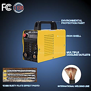 S7 Powerful 200Amp ARC Stick Welder for Beginners - 110V Welding Machine with Welding Rod Tools