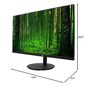 V7 L270IPS-HAS-N 27" Full HD LED LCD Monitor - 16:9 - Black