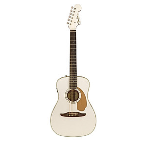 Fender Malibu Player Acoustic Guitar, with 2-Year Warranty, Arctic Gold, Walnut Fingerboard