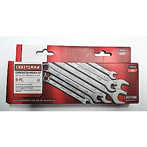 Craftsman 8-Piece Standard 12 Point Combination Wrench Set