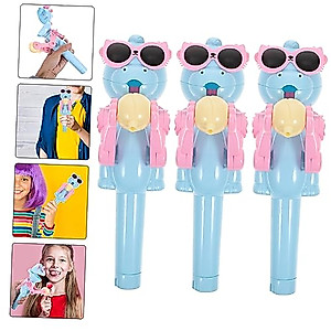 ibasenice 3pcs Lollipop Machine Cozmo The Robot Toy Lollipop Holder for Kids Toys Lollipop Storage Toy Lollipop Holder Toy Lovely Lollipop Holder Party Prank Robot Lollipop Food