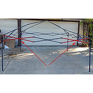 Quik Shade 10x10 Expedition EX100 Straight Leg Instant Canopy -Side Truss Bars 40" Replacement Part